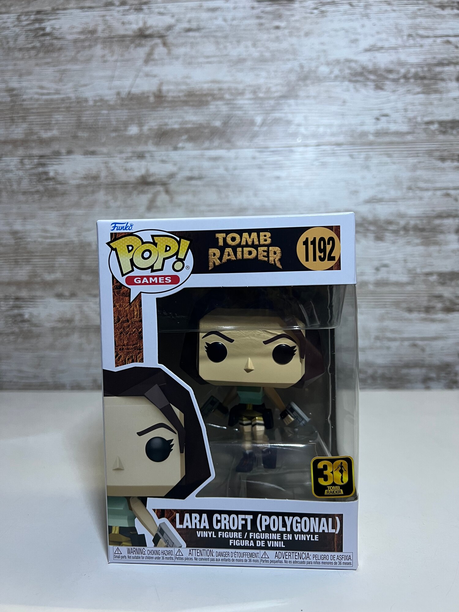 Фигурка Фанко Лара Крофт, Lara Croft ( Polygonal), Tomb Raider, 10 см от Funko