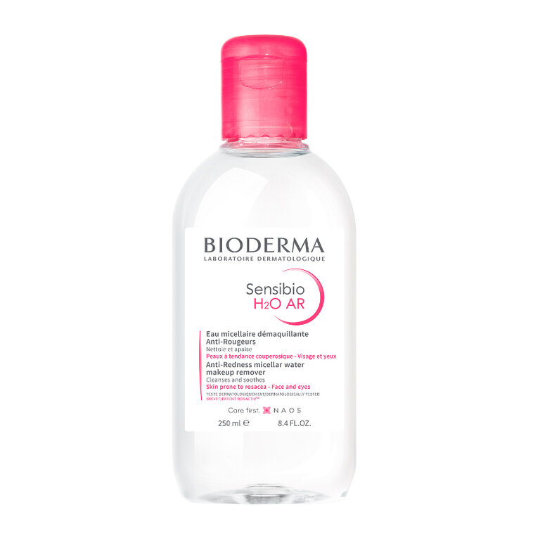 BIODERMA Sensibio H2O AR Make-up removing micelle solution Мицеллярная вода Франция 250 мл