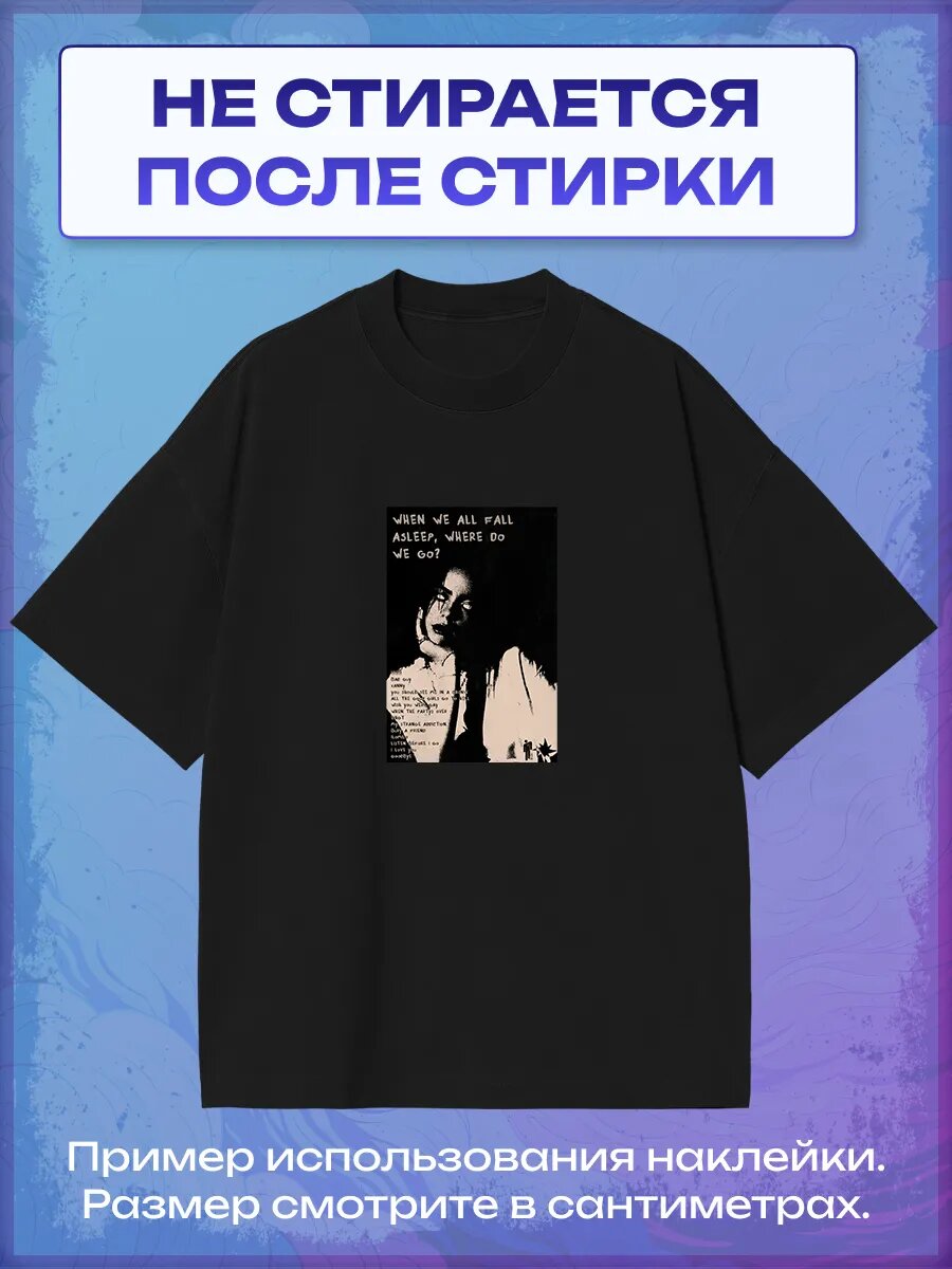 Термонаклейка billie eilish — фото 1