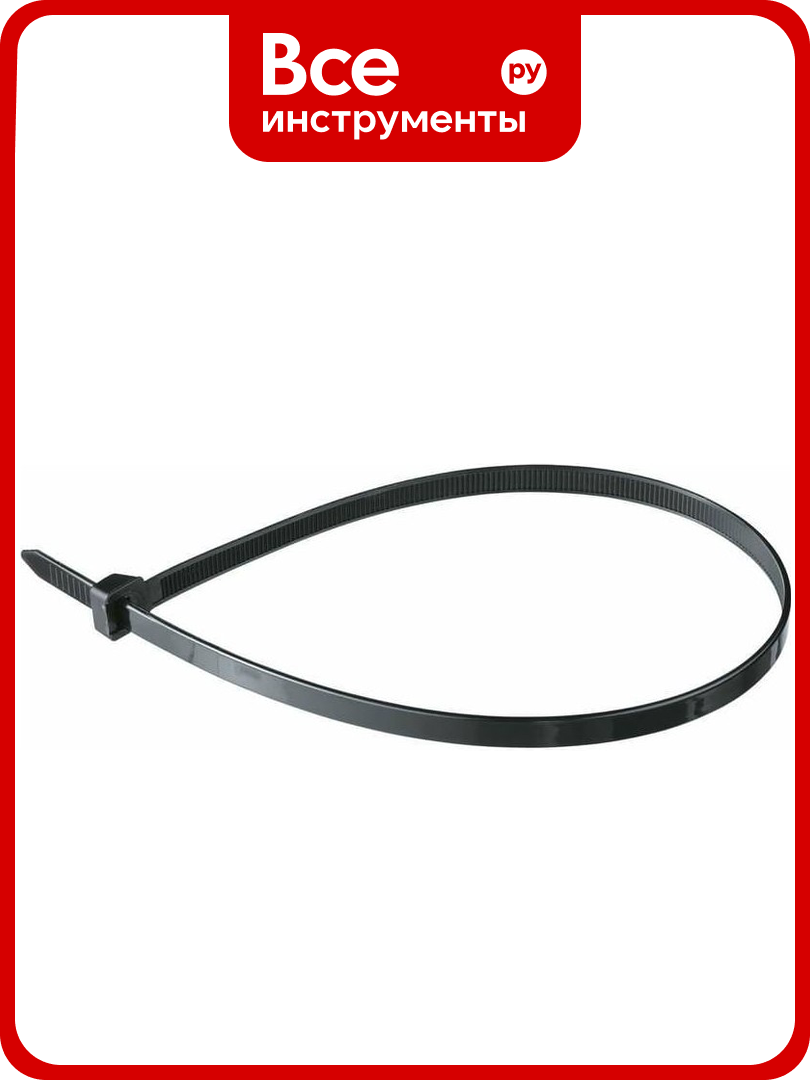 Кабельный, Navigator, хомут Navigator 71 339 NCT-036-300-100/BL 3.6х300 нейл. черн, уп.100