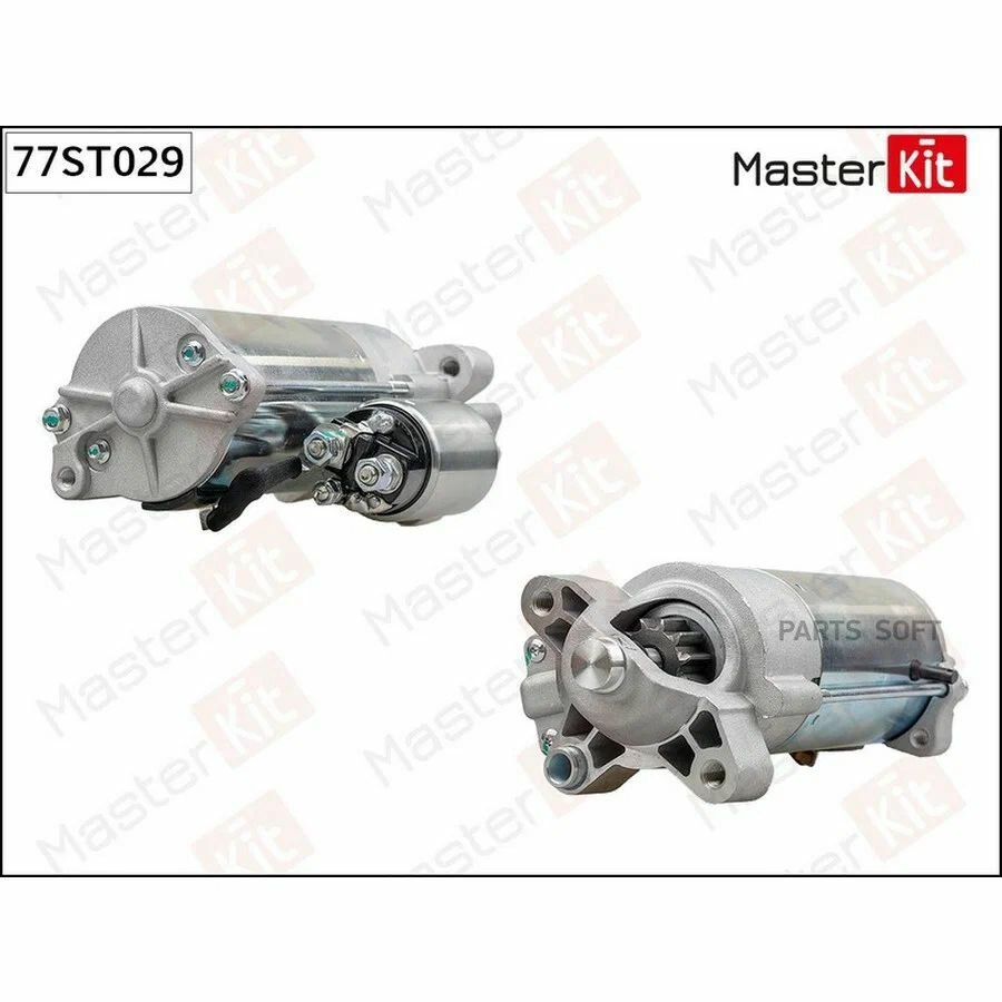 Стартер FORD FOCUS II 2004 - 11, FORD MONDEO IV 2007 - 15 2.0 TDCi 2.2kw MasterKit арт. 77ST029
