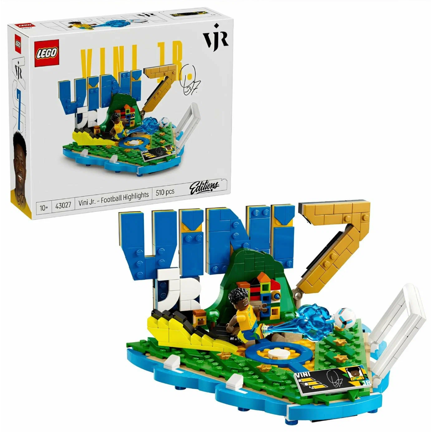 Конструктор LEGO Editions 43027 Винисиус Жуниор - лучшие моменты футбольного матча