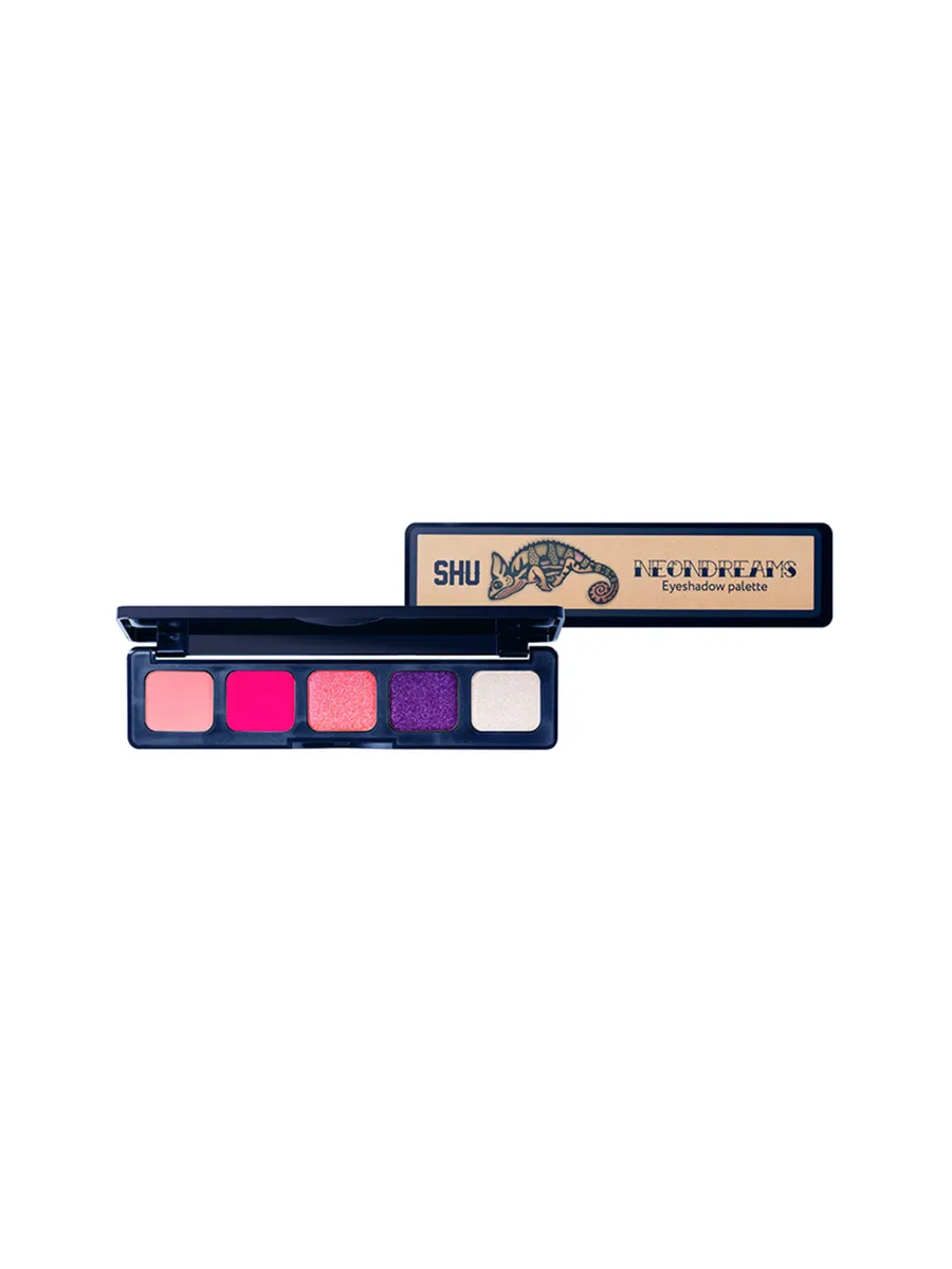 Тени для век SHU Neondreams Eyeshadow Palette Палетка для яркого макияжа, 161