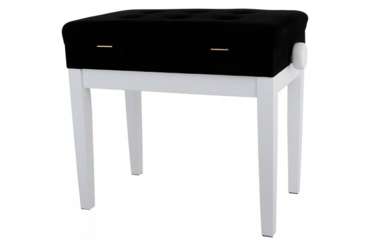 GEWA Piano bench Deluxe Compartment White matt банкетка для пианино