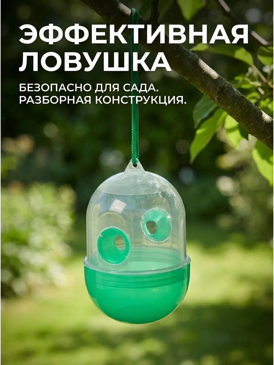 Эффективная ловушка для ос и пчёл, зеленая