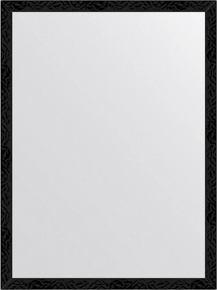 Зеркало Evoform Definite BY 7485 59х79 59 см, черное, в современном стиле, зеркало настенное в ванную