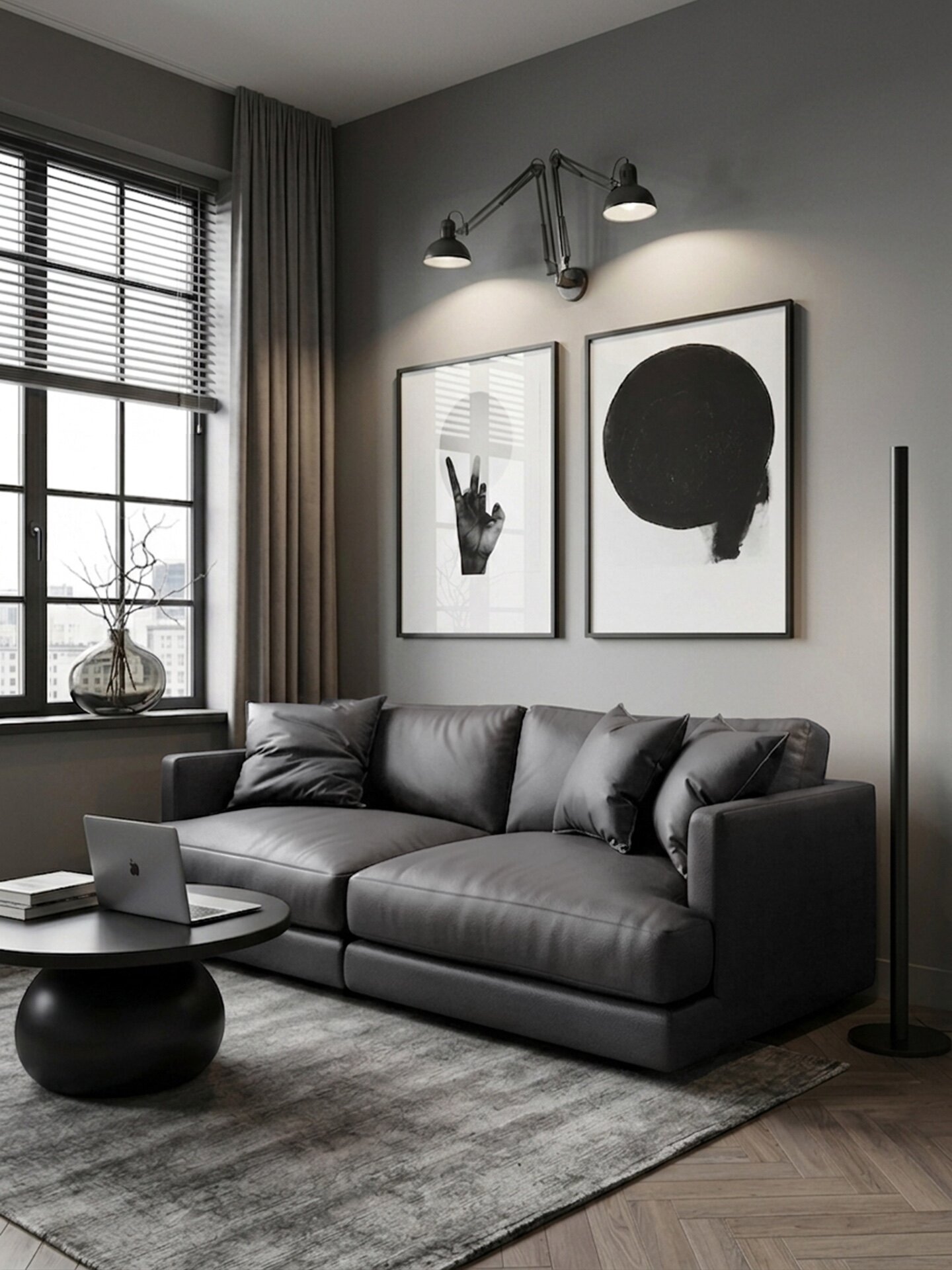 Диван Ибица 2 Galaxy Dark Grey (экокожа) NOW 212x105x87 см, серый Экокожа, еврокнижка Фиеста