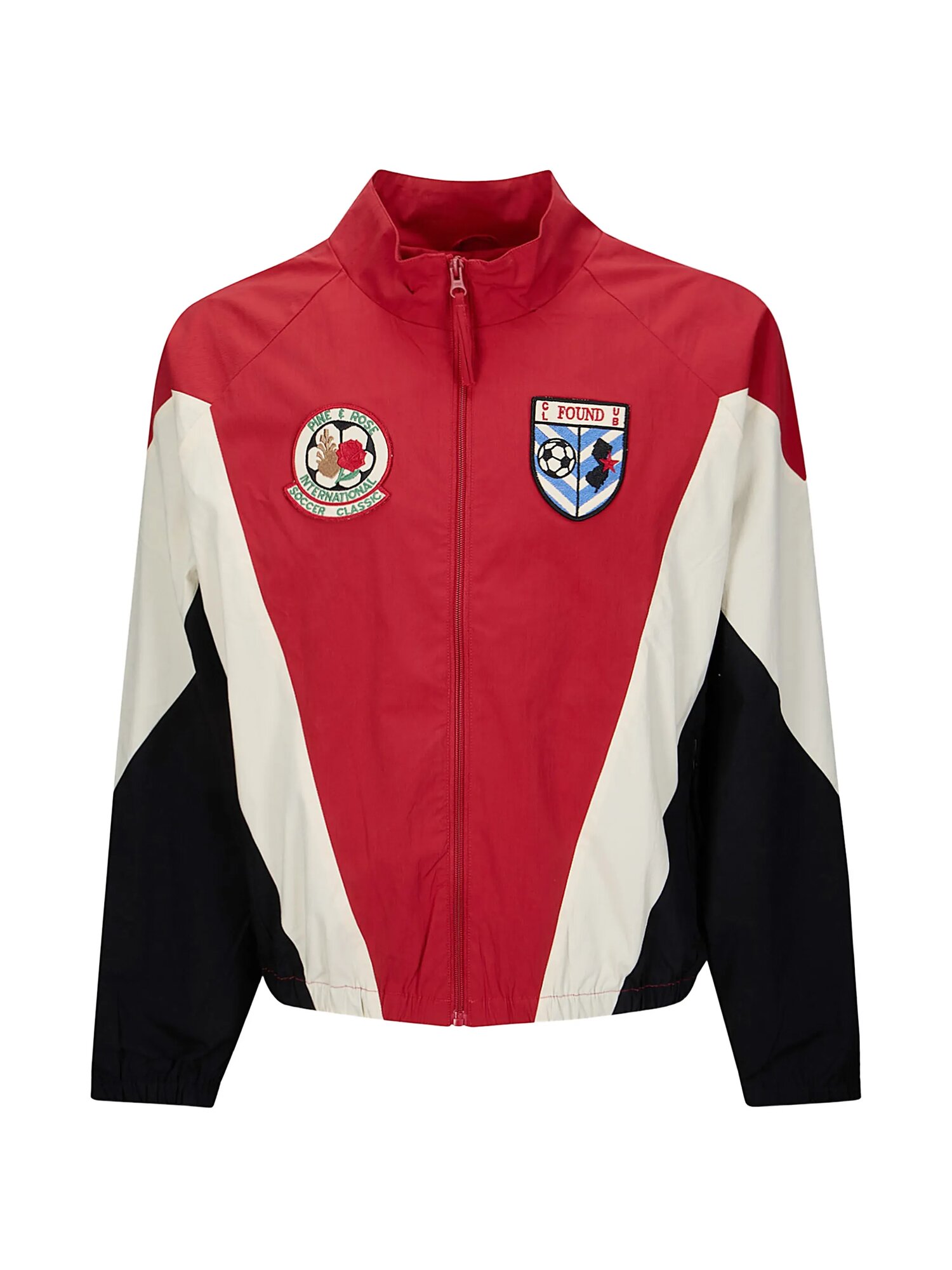 Куртка Colour-block embroidered jacket