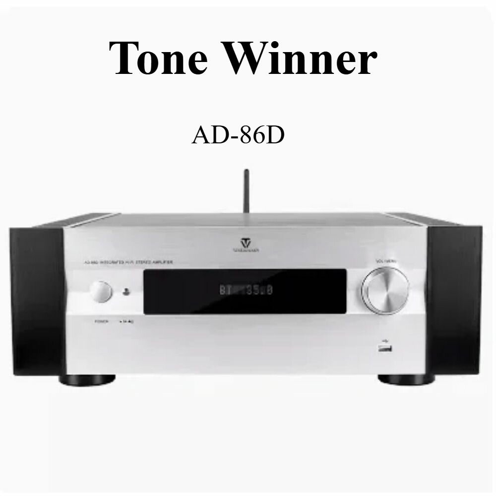 Tone Winner AD-86D Усилитель мощности Класса A 2.1 Сабвуфер с Дистанционным Управлением Регулировкой Высоких И Низких Частот 8 Ом