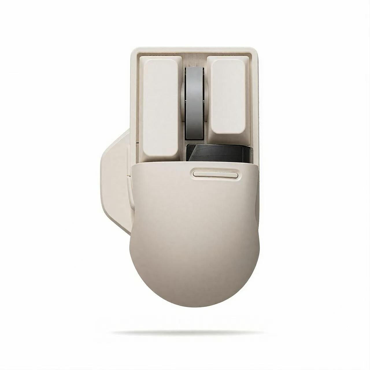Компьютерная мышь LOFREE Wireless Three-Mode PBT Office with OLED Display, DPI, beige
