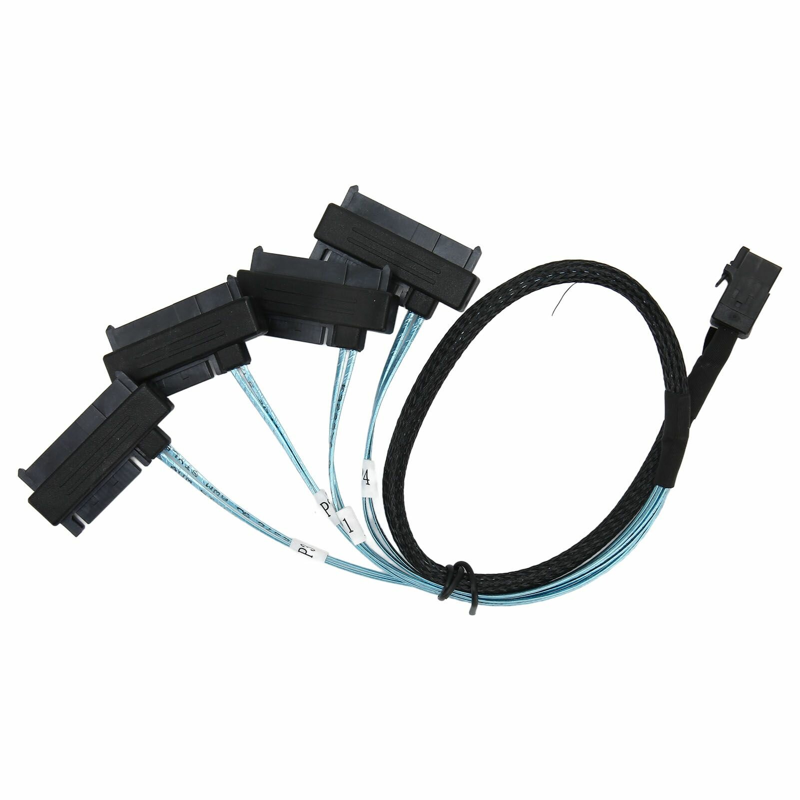 Кабель SFF 8643 4 SAS 29P, 12 Гбит/с, высокоскоростной кабель SFF 8643 SATA для серверных жестких дисков длиной 1,6 фута