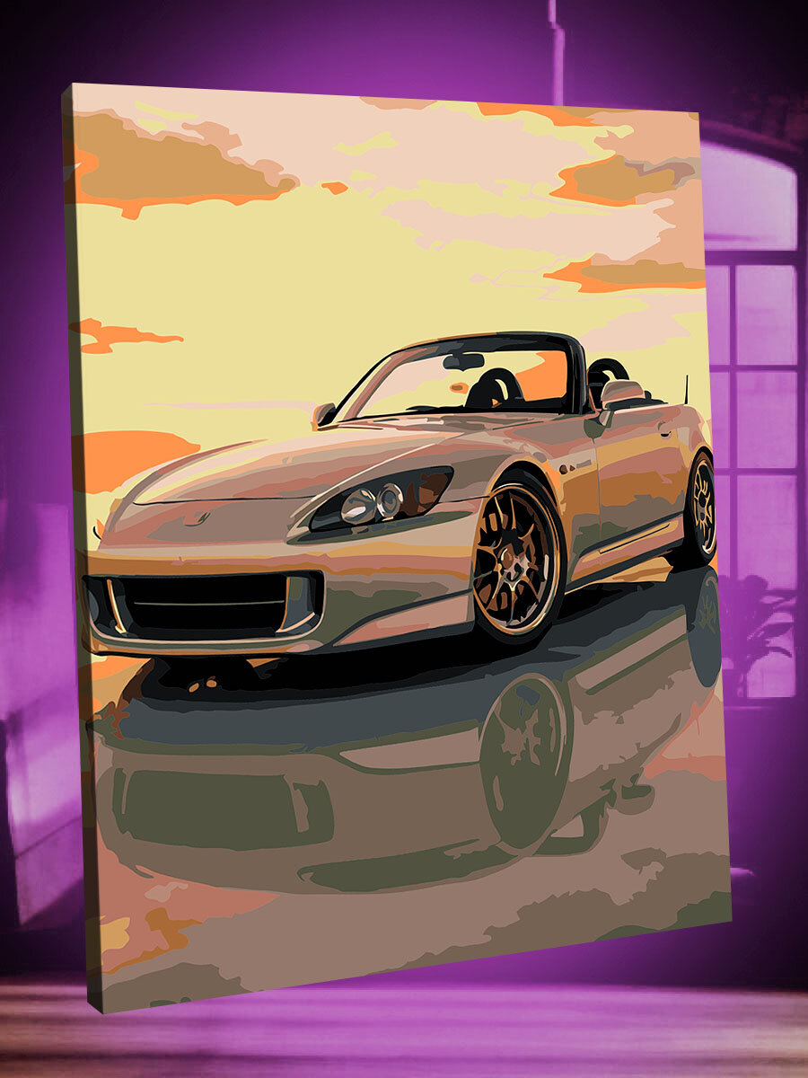 Картина по номерам Honda S2000