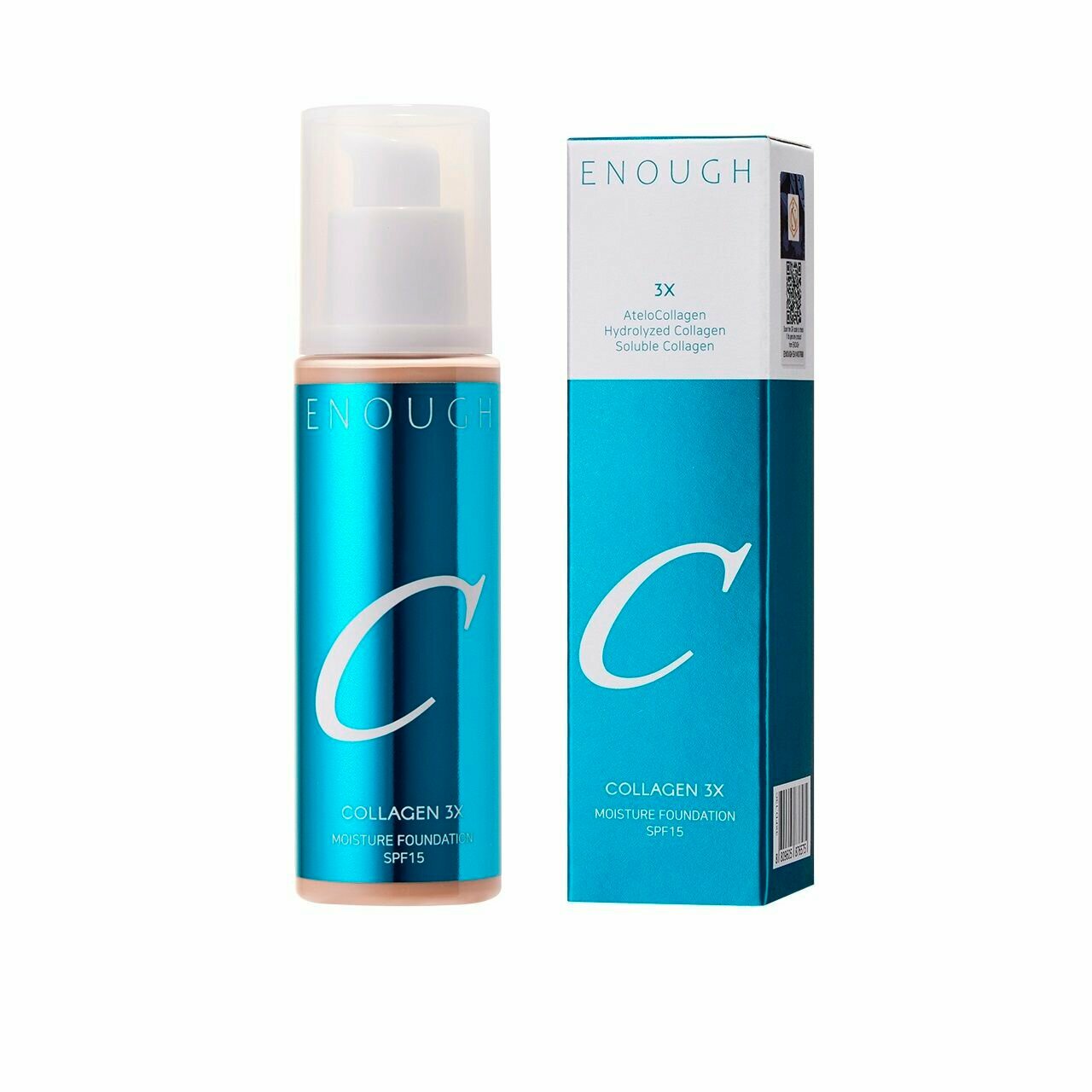 ENOUGH Collagen 3X Moisture Foundation SPF 15 #N00 Увлажняющий тональный крем с коллагеном 100мл