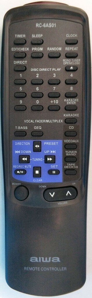 Пульт ДУ для AIWA RC-6AS01 (RC-TN999)