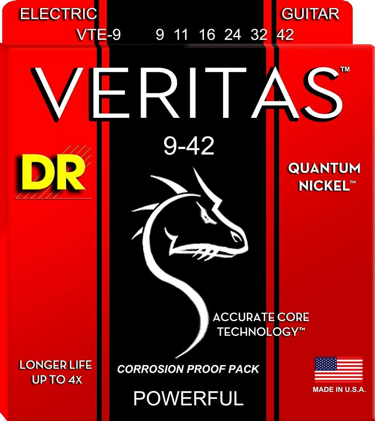 DR VTE 9 Струны для электрогитары