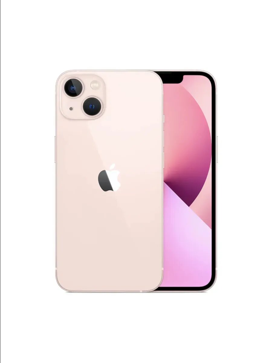 Смартфон Apple iPhone 13 128 ГБ, nano SIM + eSIM, розовый/Pink