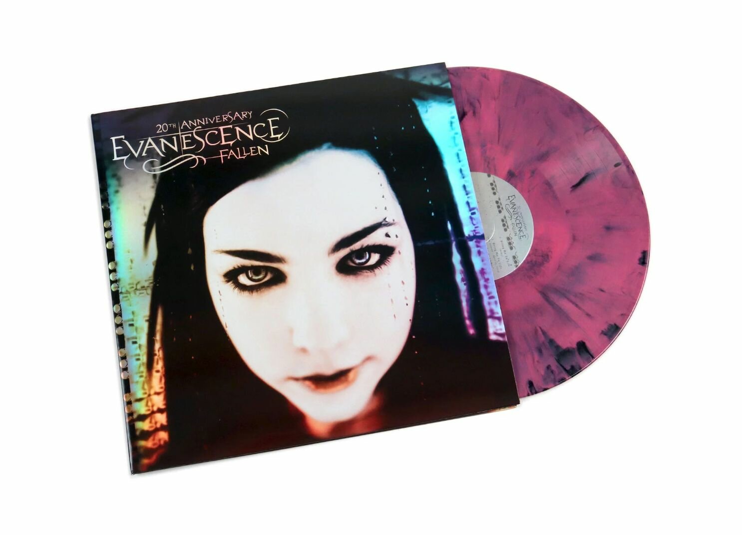 Evanescence - Fallen Deluxe (Pink & Black Marble 20 Anniversary Remastered Limited) Цвет: Розово-Черный Мрамор, Виниловая Пластинка с Бонусными Треками и Переливающейся Обложкой