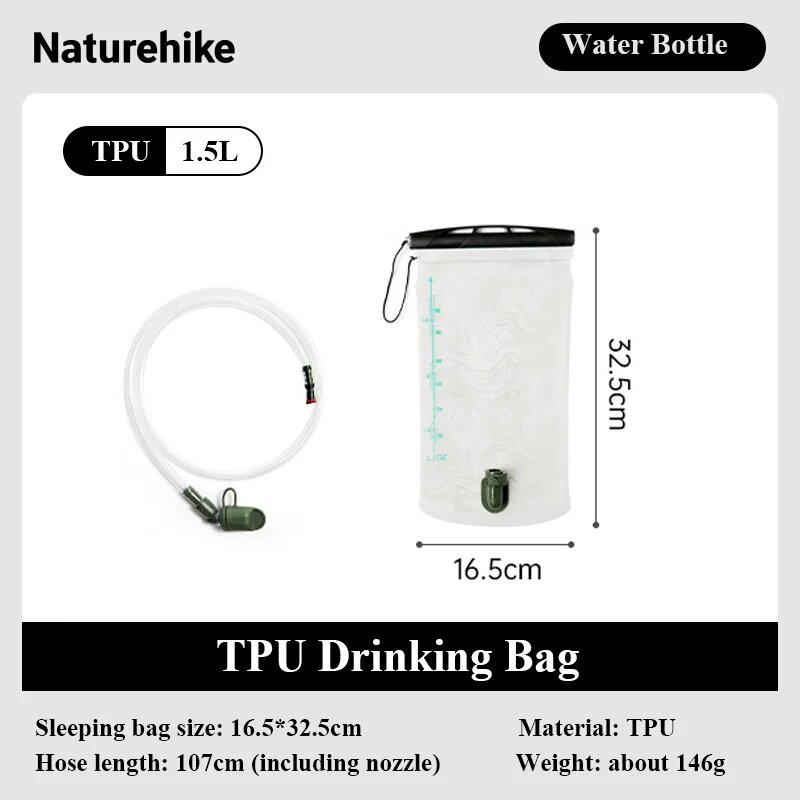 Портативная сумка для воды Naturehike 1.5L