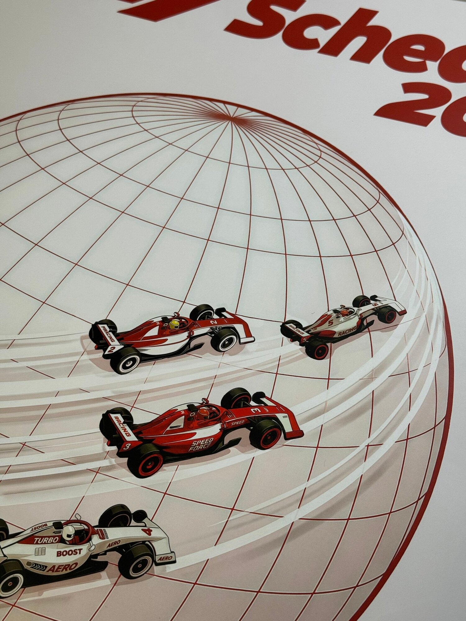 Постер Формула 1/F1/ Гоночный постер/плакат для интерьера декор — фото 1