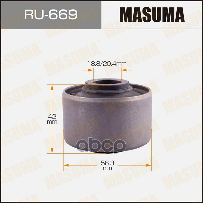 Сайлентблок зад. рычага NISSAN TEANA J32 55110JN00A Masuma арт. RU-669