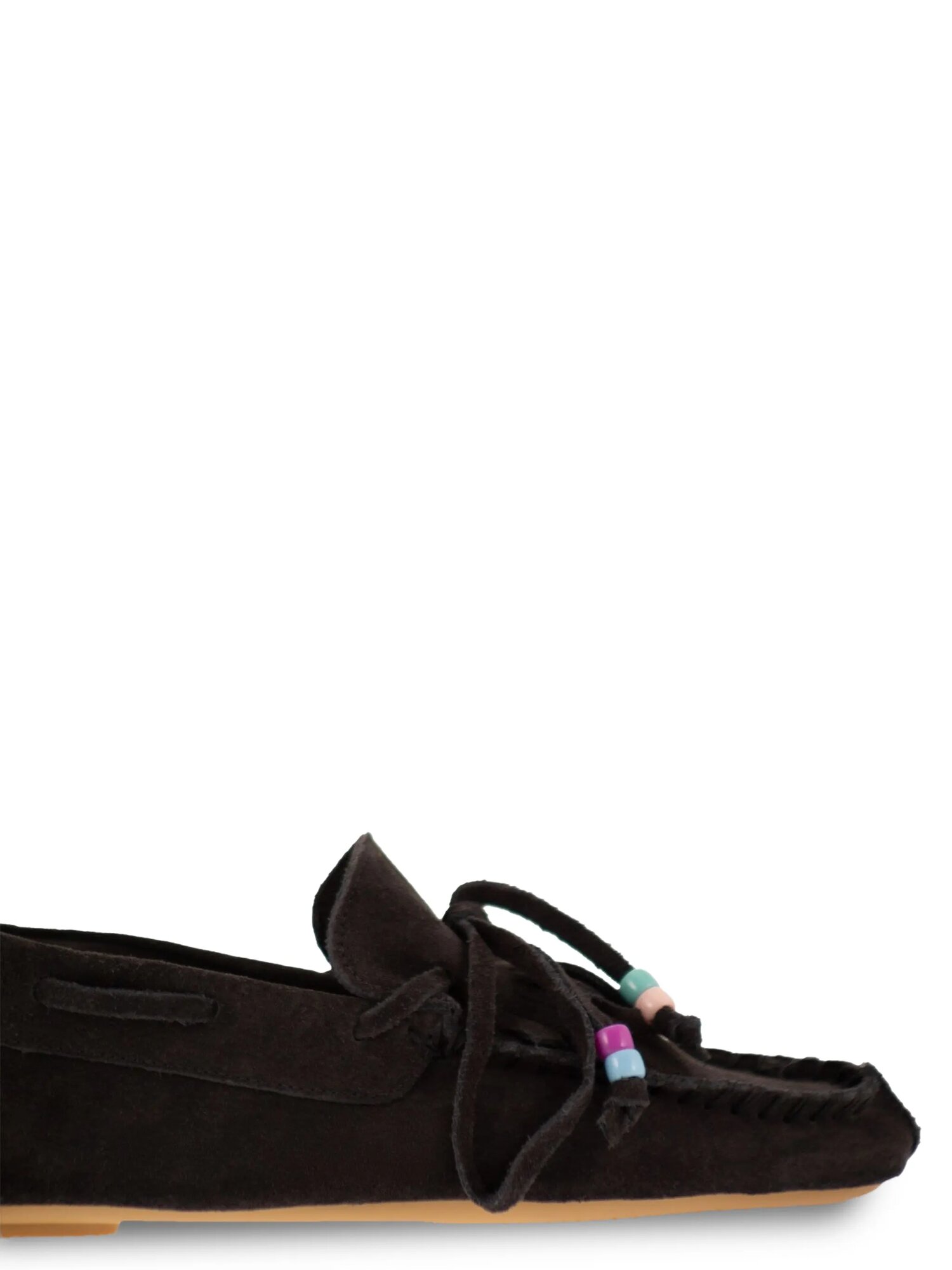 Лоферы Anniel Fringed suede loafers, размер 37, brown — фото 1
