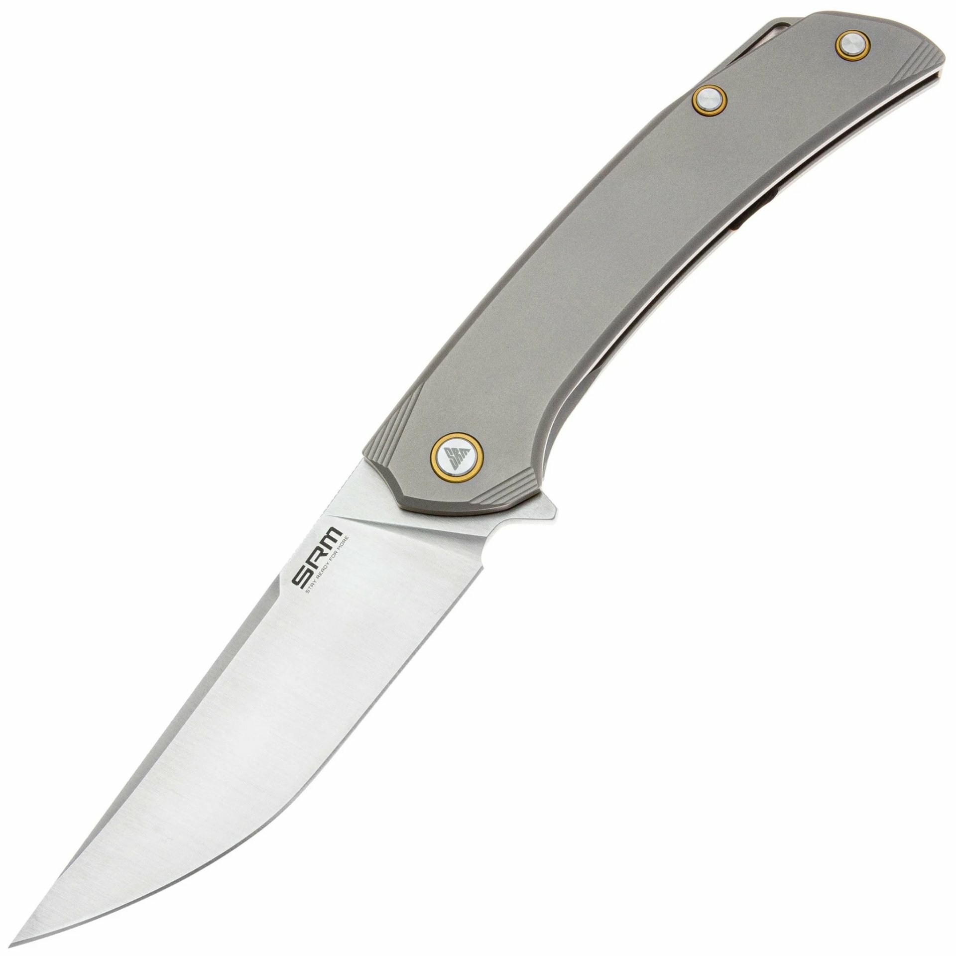Складной нож SRM Asika 1411-TZ, сталь 154CM, рукоять Titanium