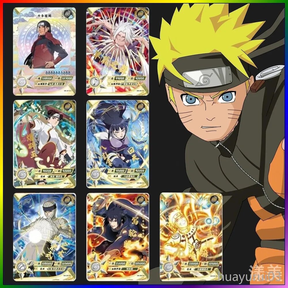 Эксклюзивная коллекция карт TCG Naruto от RS Toy World KAYOU, в коробке размещено 36 пакетов по 5 карт