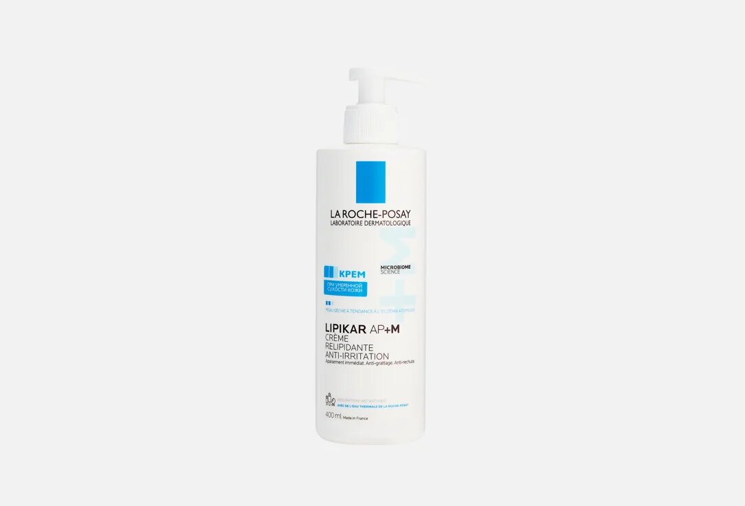 La Roche-Posay LIPIKAR CREME AP+M Липидовосполняющий крем для лица и тела 400 мл