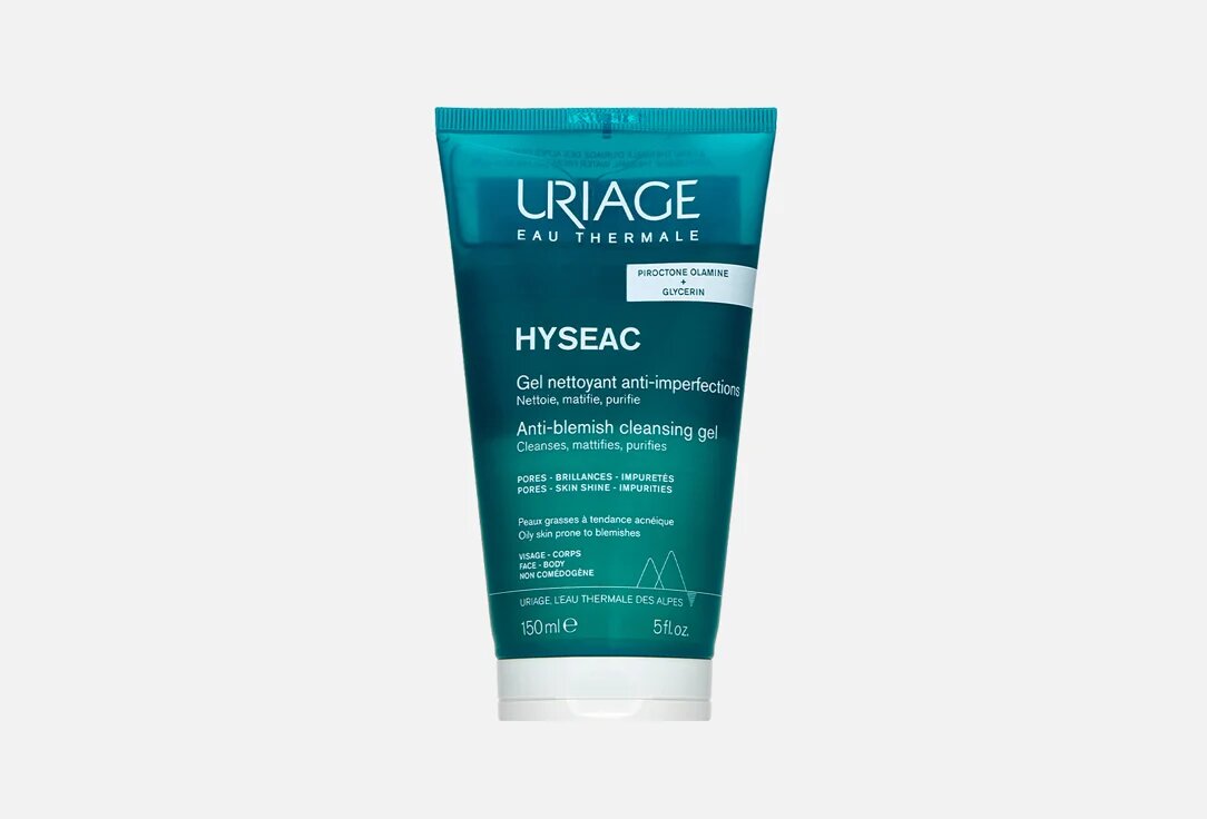 Uriage HYSEAC очищающий гель для лица и тела 150 мл