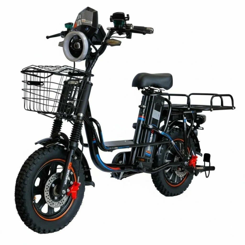 Скутер Wenbox W21 Pro, 60V/21Ah, 1000W, запас хода до 50 км, без задних амортизаторов