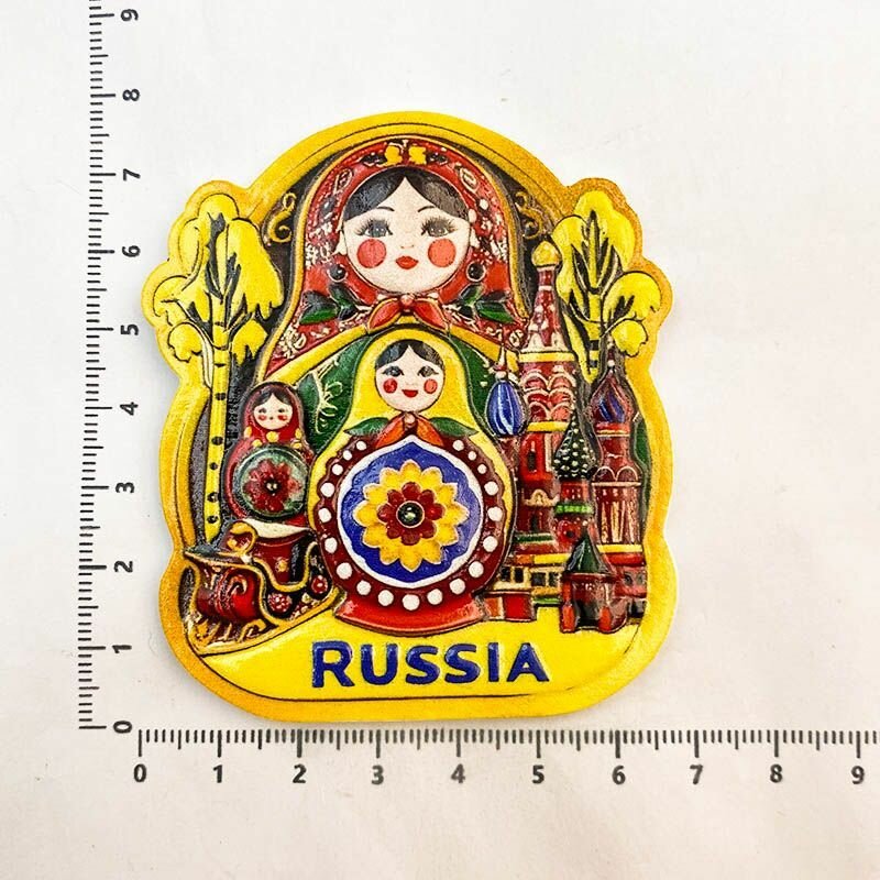 Российские магниты на холодильник, персонализированные креативные архитектурные сувениры, модные украшения в стиле , популярные туристические сувениры.