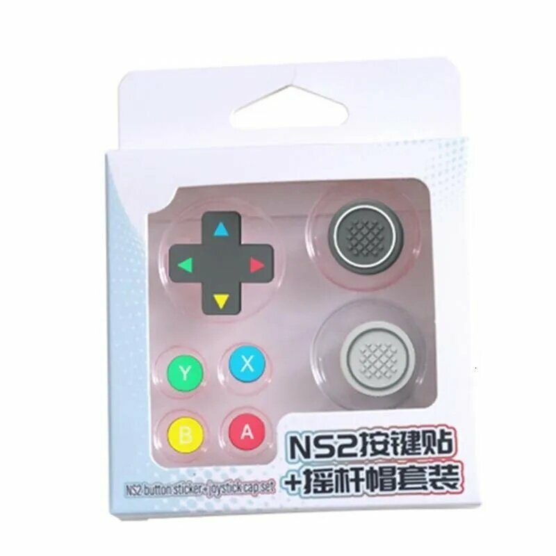 Силиконовые кнопки D-pad ABXY Наклейка для контроллера, Цвет