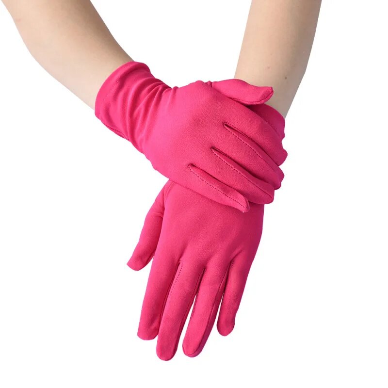 Розовые перчатки rose red