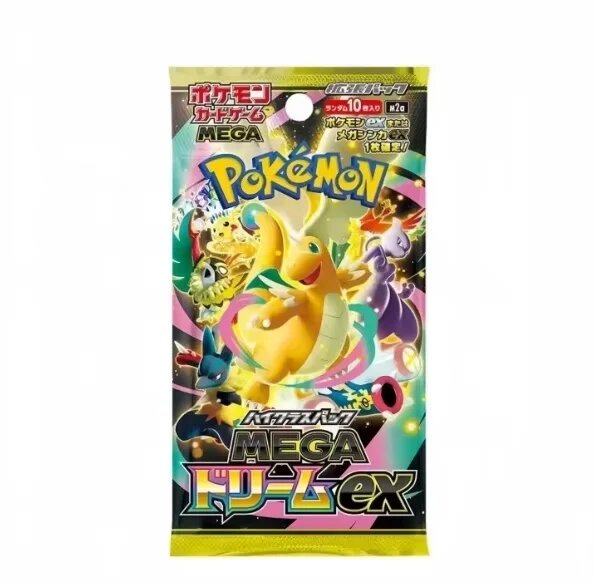 Коллекционный бустер-бокс Pokemon M2 Mega Evolution Bandai 1 pack random m2a