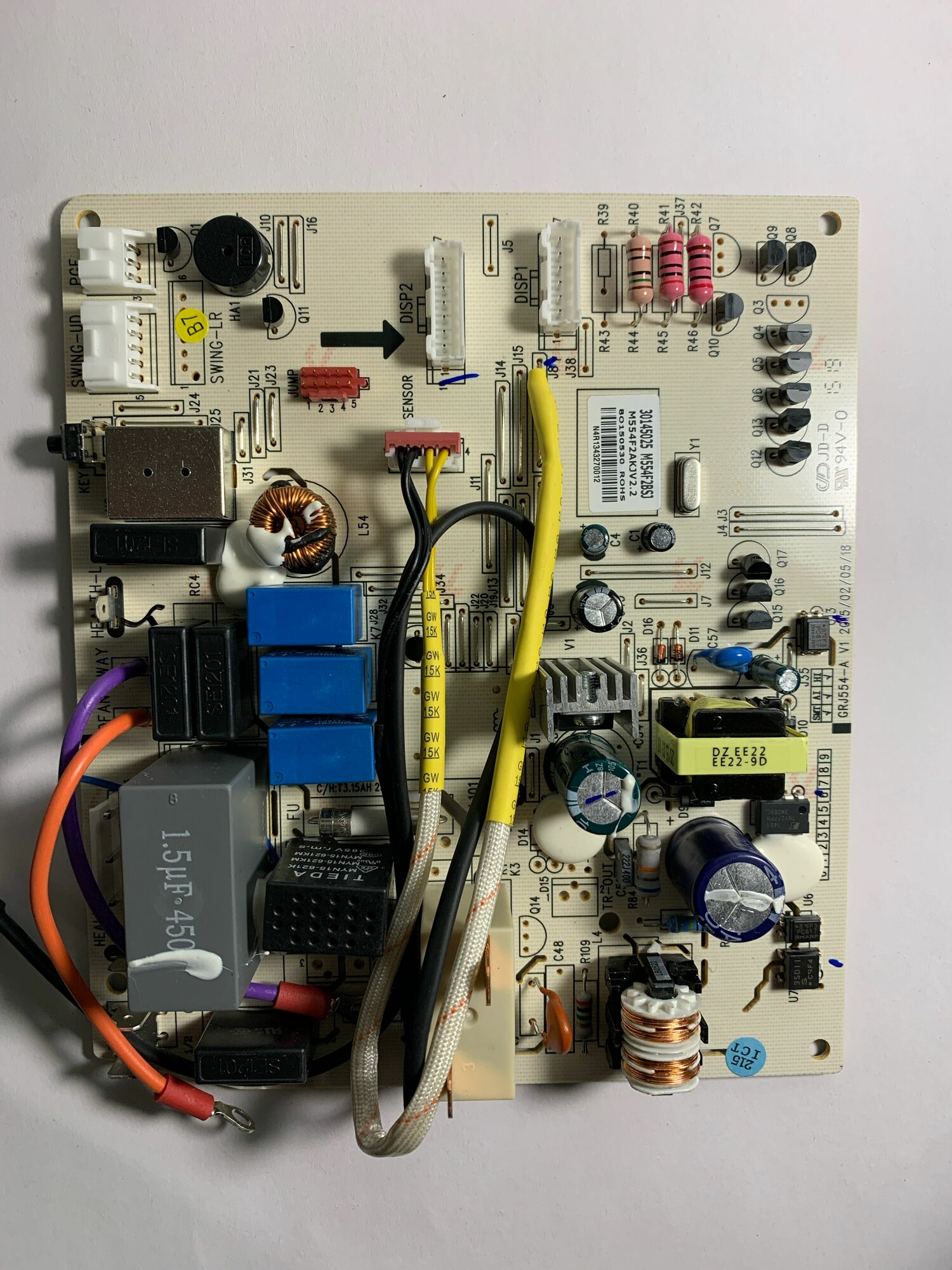 Плата кондиционера GRJ554-A V1 (M554F2AKJV 2.2)