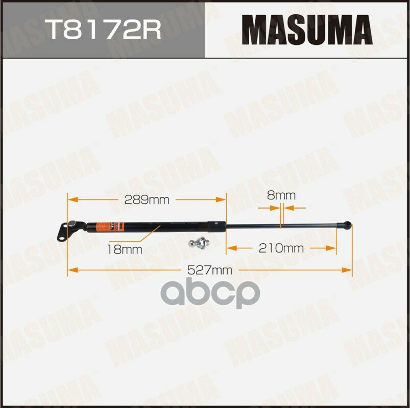 Упор газовый багажника LEXUS LX470 2002-2007 Masuma арт. T8172R