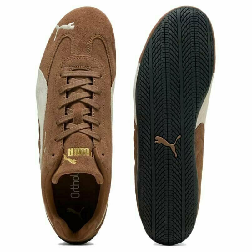 Кроссовки PUMA OG 85, размер 37 EU, белый, коричневый — фото 1
