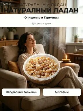 Ладан церковный натуральныйОлибанум смола, ладан натуральный, 4-6 мм, 50 г