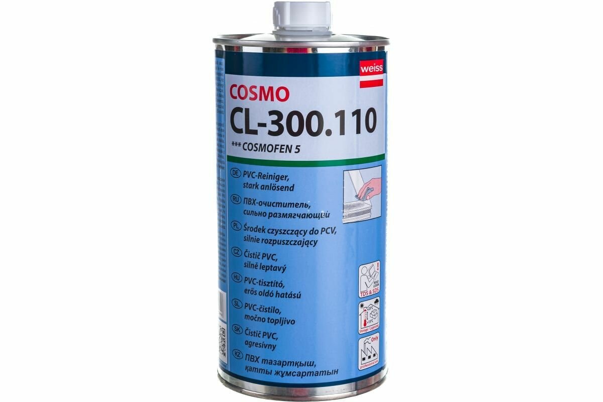 Сильнорастворяющий очиститель для ПВХ COSMO cl-300.110