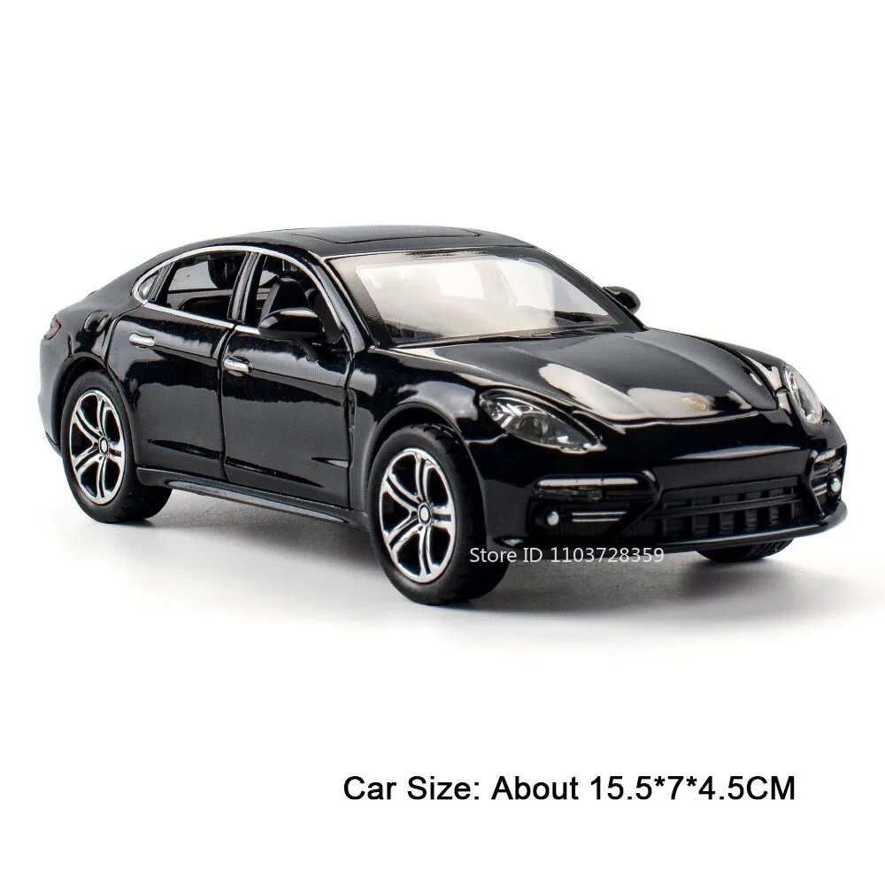 RMZ city Масштабные модели Porsche Cayenne и Panamera 1:32 Черный, Panamera Black