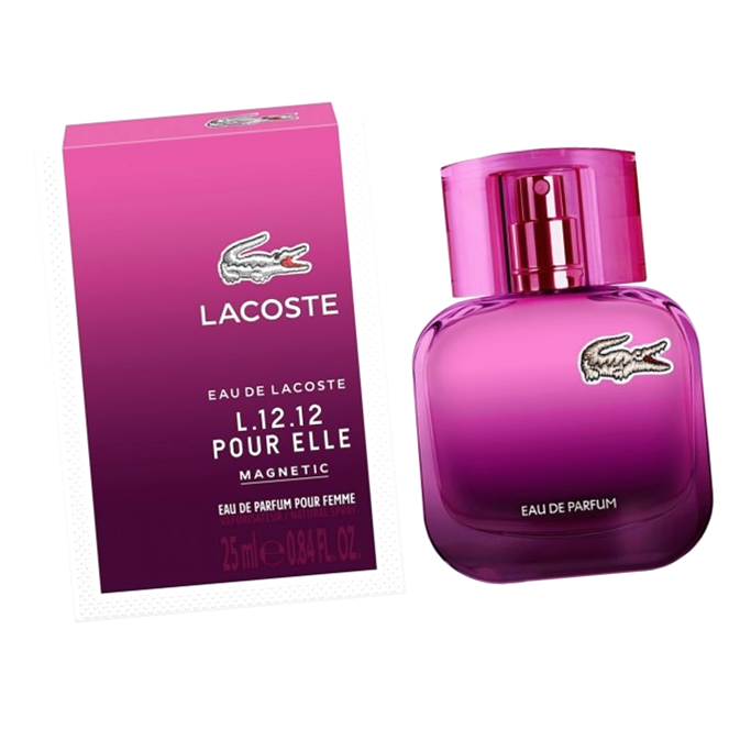 Духи для женщин Лакосте Л 12.12 Магнетик 25 мл - Lacoste Pour Elle фиолетовые