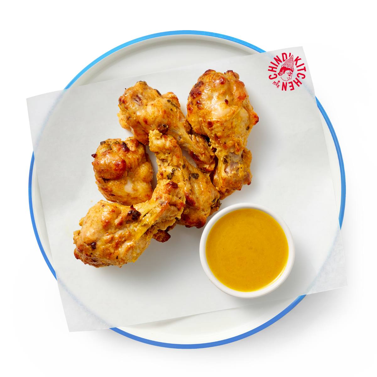 Крылья куриные голден тикка тандури с манго-чатни Chindi Kitchen