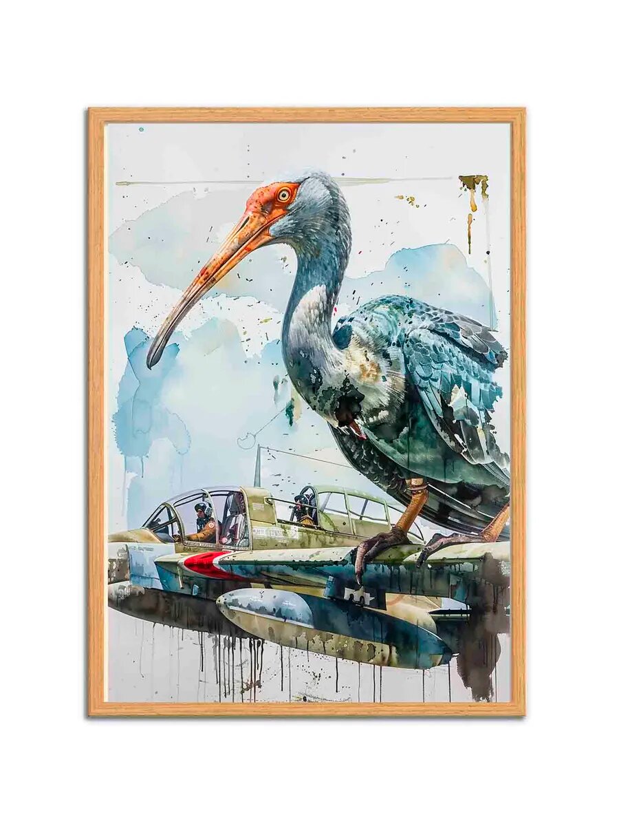 Пилот для животных Ibis 1, Плакат 30x42см