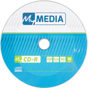 Диск CD-R MyMedia 700Mb Pack wrap (10шт) (69204)