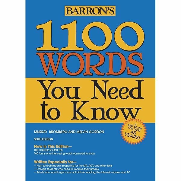 1100 Words You Need to Know Reprinted books