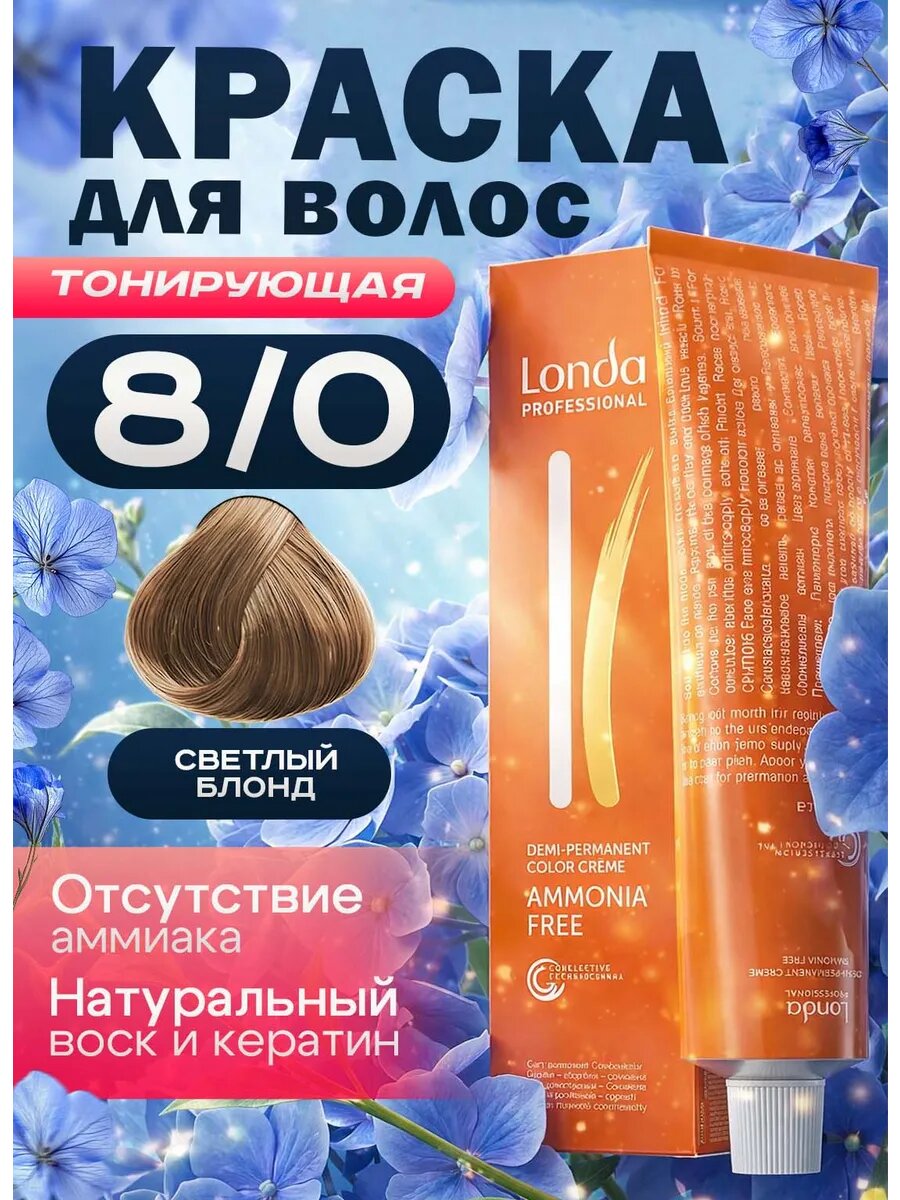 Тонирующая краска для волос профессиональная без аммиака