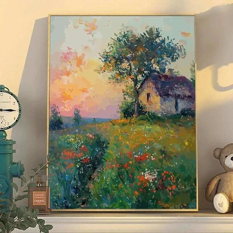 Картина по номерам 40x50 с рамкой, антистресс раскраска для взрослых