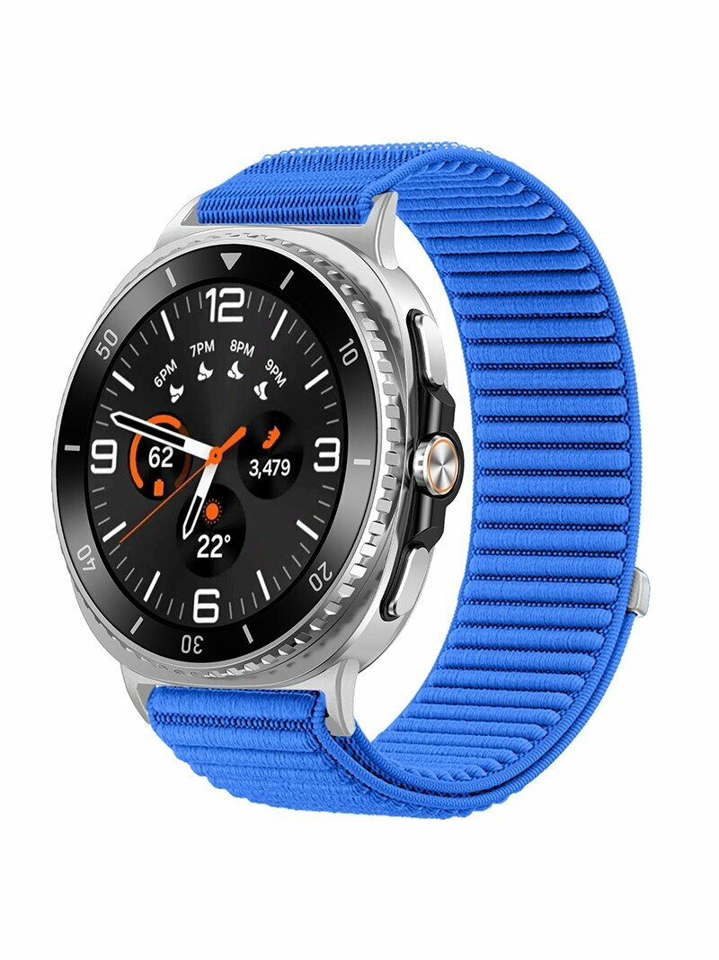Горный нейлоновый плетеный ремешок, подходящий для Samsung watch9/8/8 classic 46mm, Galaxy Ultra2 47mm Ремень часов