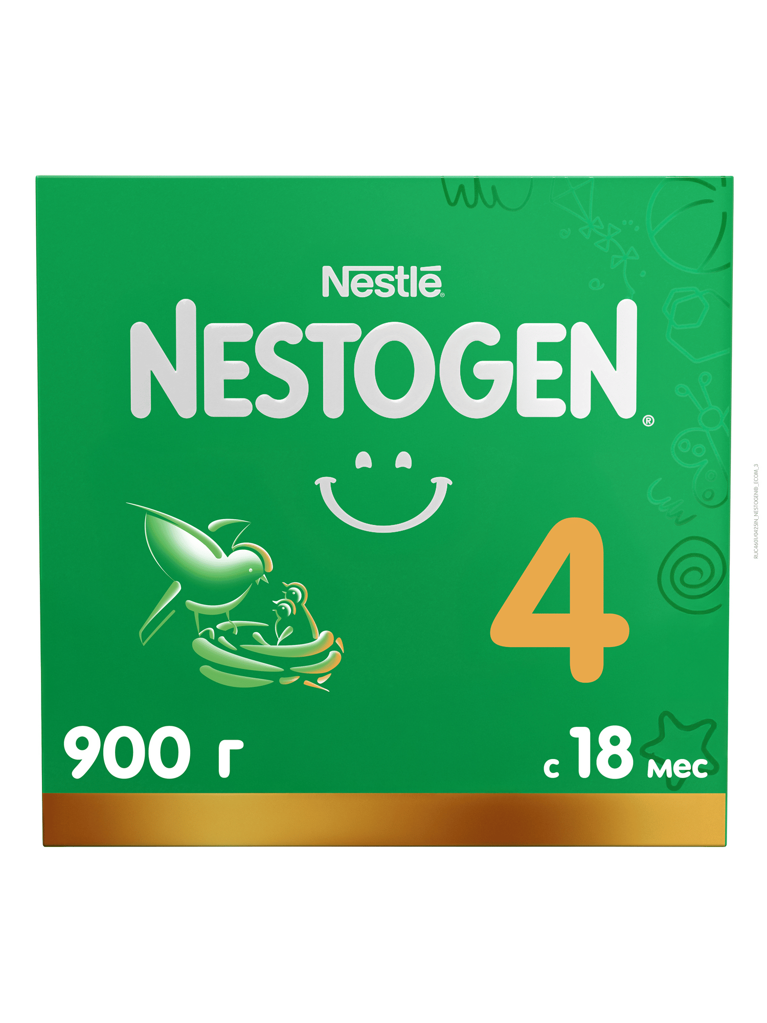 Молочко детское Nestogen 4, с 18 месяцев, 900 г