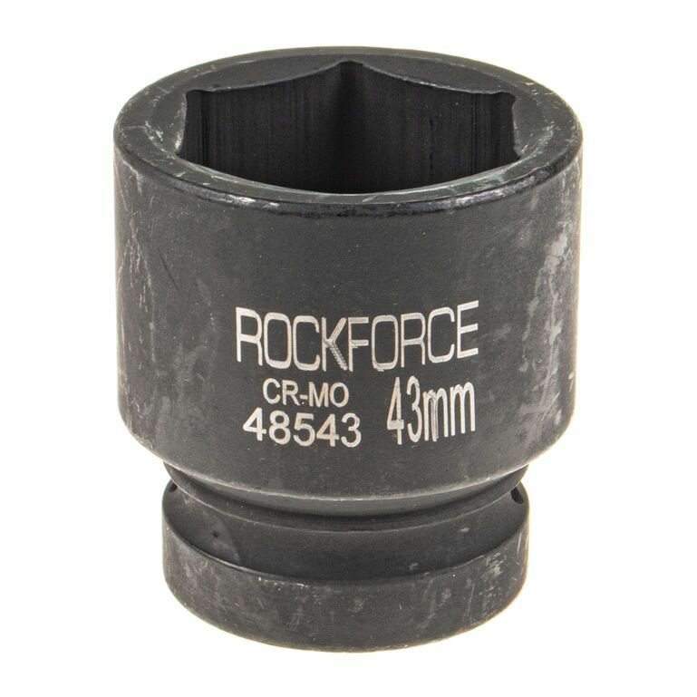 Головка торцевая 43мм 1" 6-гранная ударная L 68мм ROCKFORCE